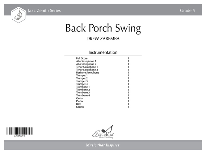 Back Porch Swing – Full Score – Excelcia Music Publishing