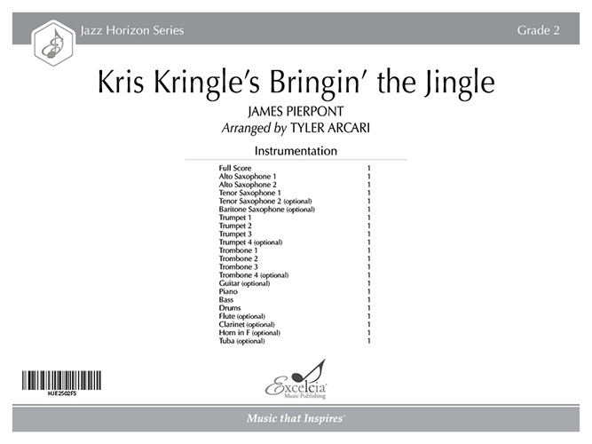Kris Kringle’s Bringin’ the Jingle – Full Score – Excelcia Music Publishing
